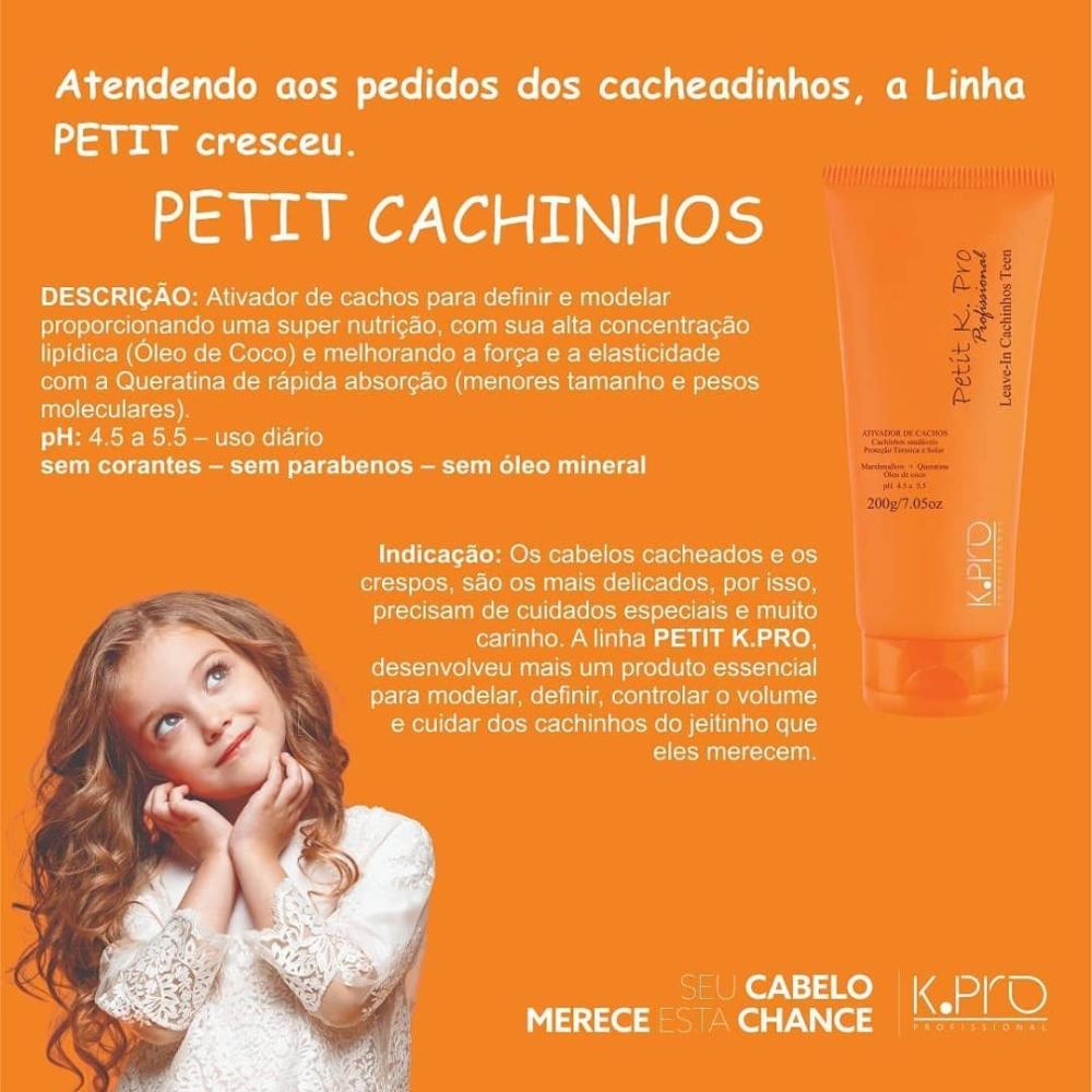 K.Pro Petit - Leave - in Cachinhos - 200g - Playshampoo